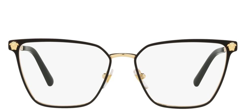 Versace GLAM MEDUSA VE 1275 women Black Geometric Eyeglasses – Otticanet USA