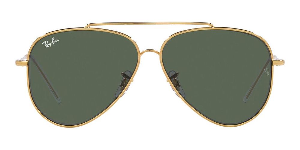 Ray-Ban AVIATOR REVERSE R0101S unisex Gold Pilot Sunglasses – Otticanet USA