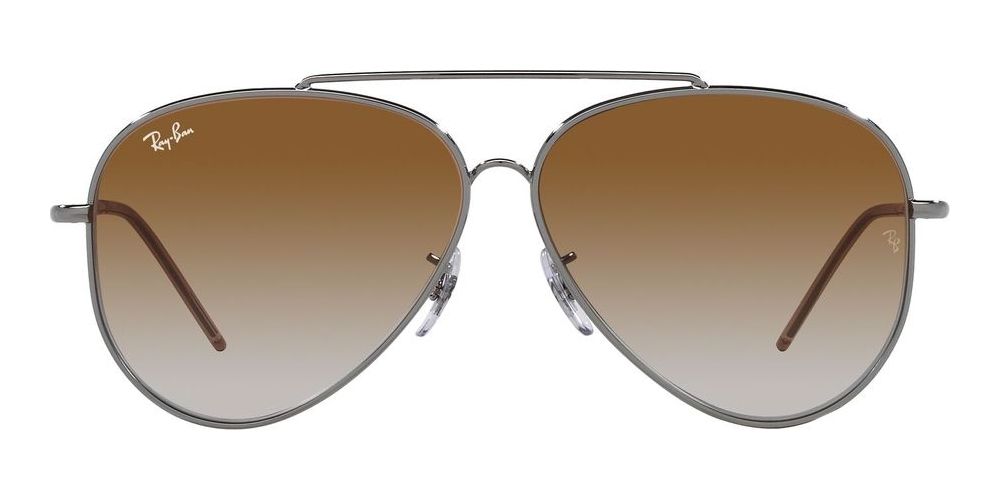 Ray-Ban AVIATOR REVERSE R0101S unisex Ruthenium Pilot Sunglasses ...