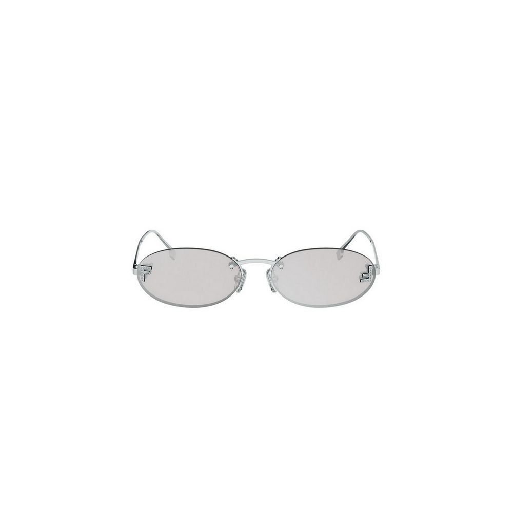 FENDI Fendi First Crystal FE4075US women Silver Oval Sunglasses ...
