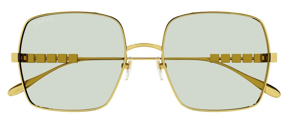 Gucci GG1434S women Gold Squared Sunglasses – Otticanet USA