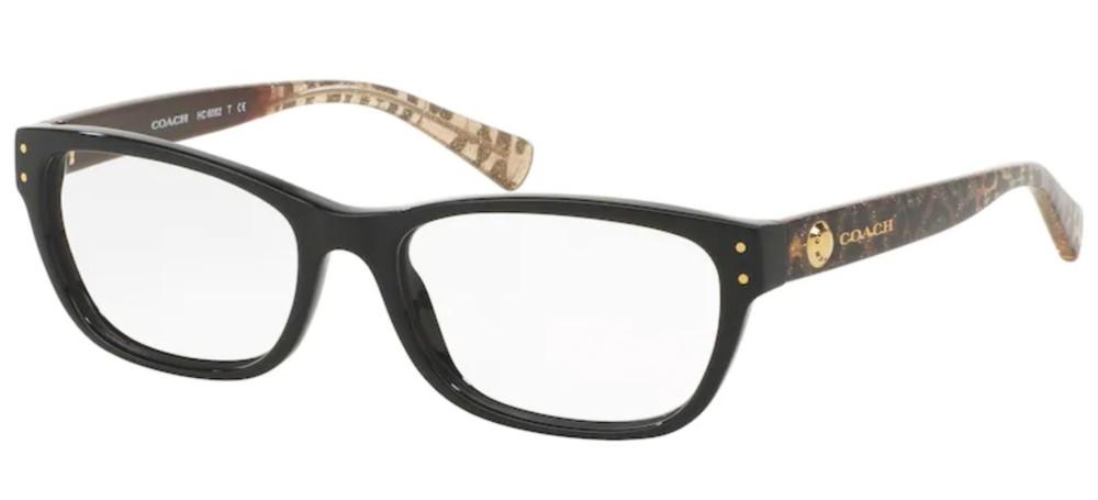 Coach HC 6082 women Black Geometric Eyeglasses – Otticanet USA