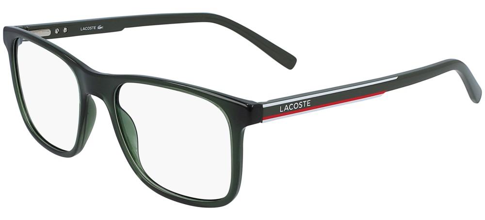 Lacoste L2848 men Green Squared Eyeglasses – Otticanet USA