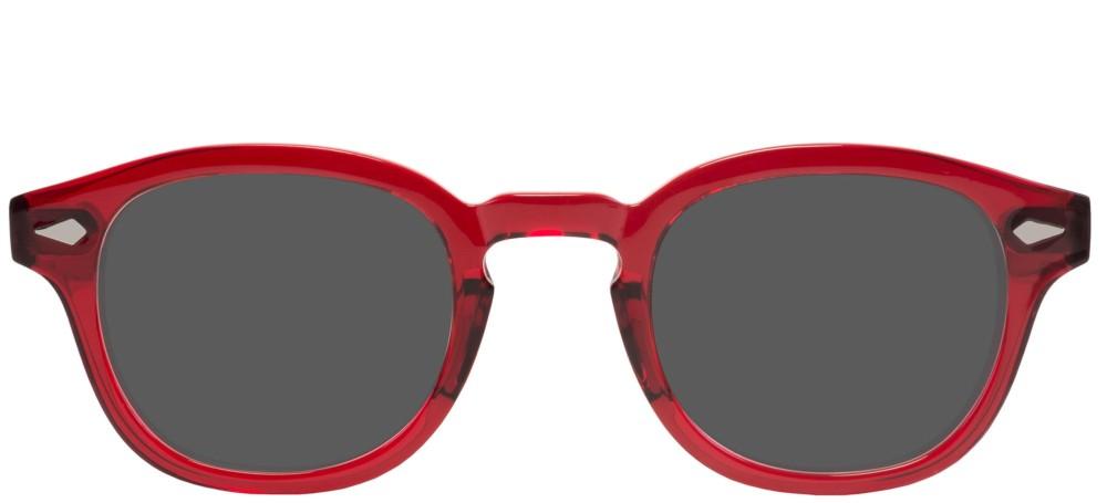 Moscot Lemtosh Unisex Red Geometric Sunglasses – Otticanet USA