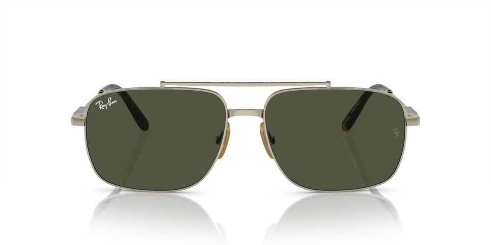 Ray-ban Michael Titanium Rb 8096 Unisex Gold Geometric Sunglasses ...
