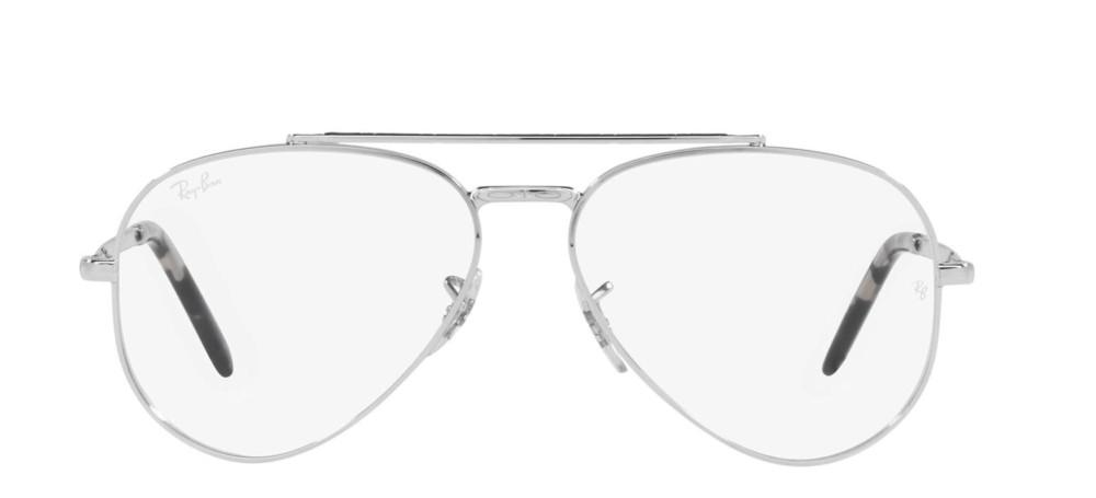 Ray-Ban NEW AVIATOR RX 3625V unisex Silver Pilot Eyeglasses – Otticanet USA