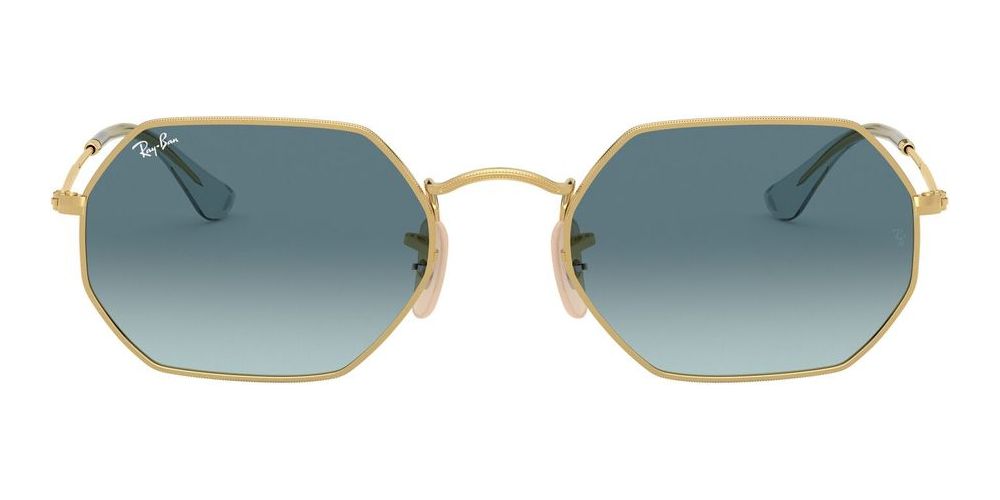 Ray-Ban OCTAGONAL RB 3556N unisex Gold Geometric Sunglasses – Otticanet USA