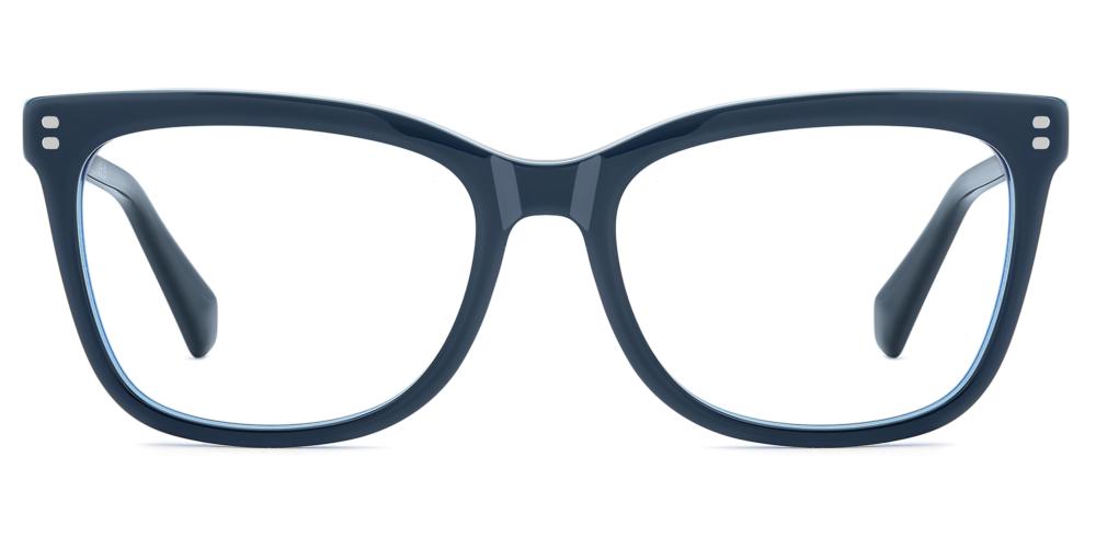 Polaroid Pld D586 Women Blue Rectangle Eyeglasses – Otticanet USA