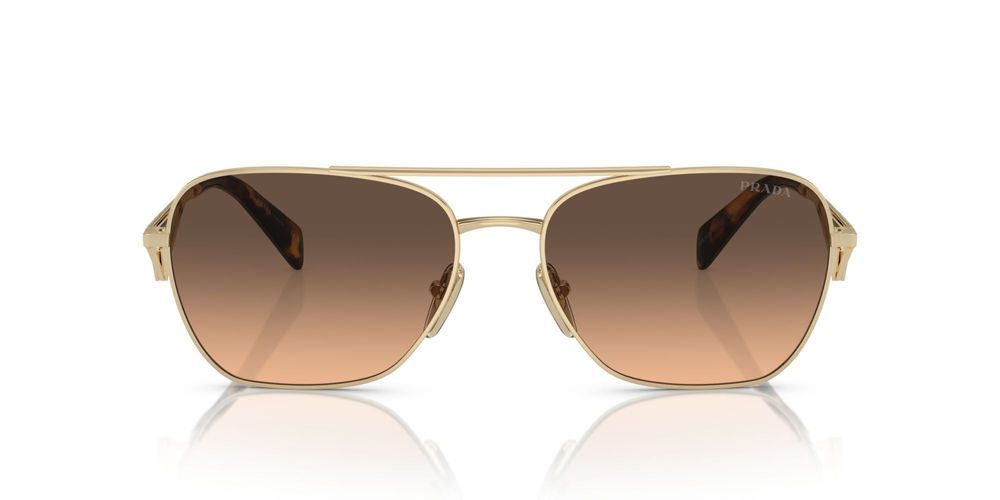 Prada PR A50S women Gold Geometric Sunglasses – Otticanet USA