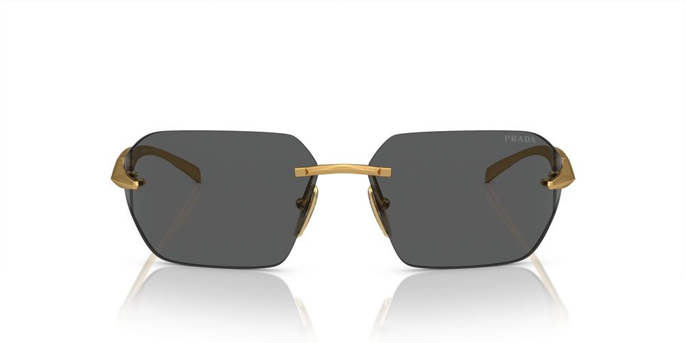 Prada PR A56S women Gold Geometric Sunglasses – Otticanet USA