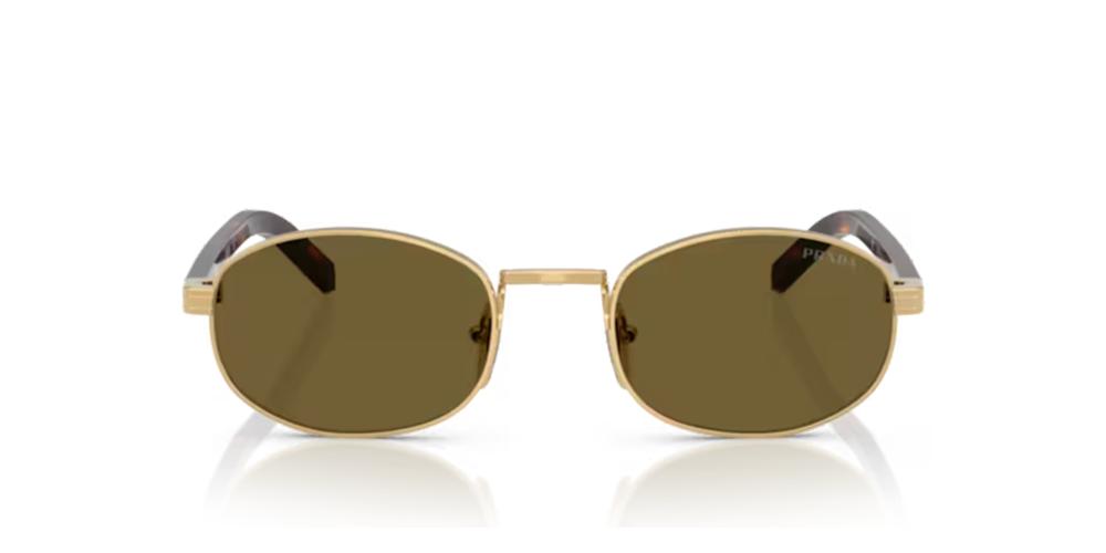 Prada Pr B53s Women Gold Oval Sunglasses – Otticanet USA