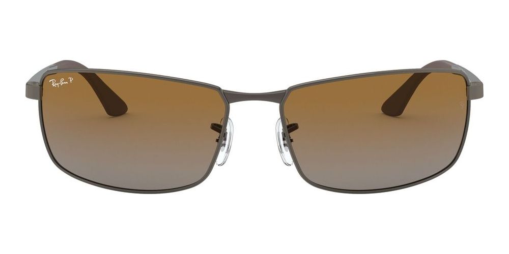 Ray-Ban RB 3498 unisex Ruthenium Geometric Sunglasses – Otticanet USA