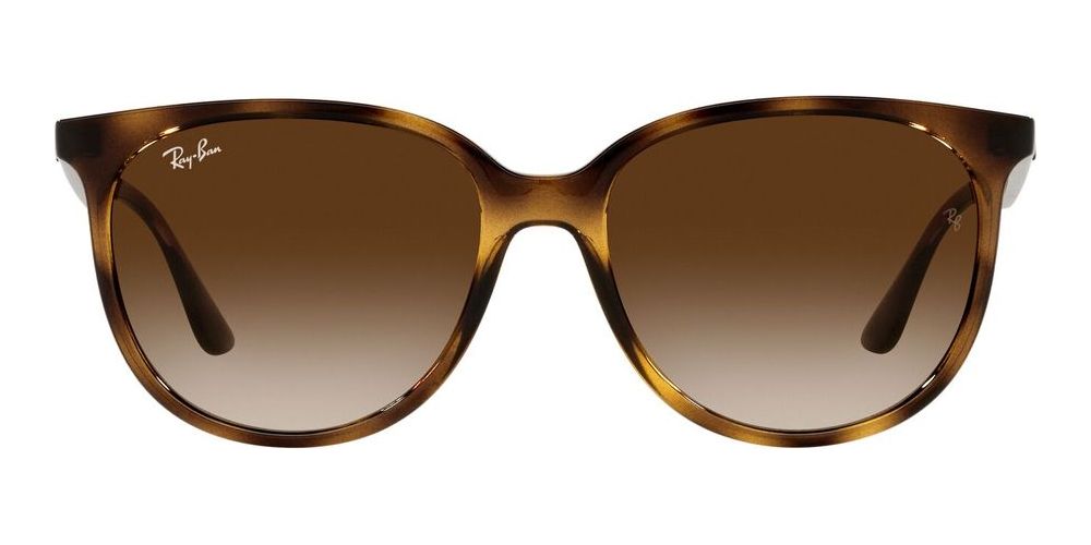 Ray-Ban RB 4378 women Havana Squared Sunglasses – Otticanet USA