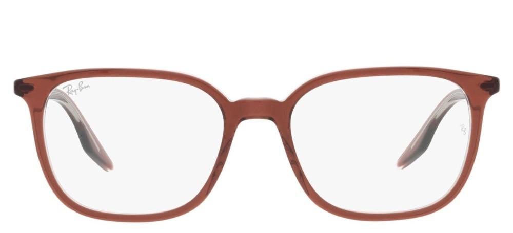 Ray-Ban RX 5406 unisex Brown Geometric Eyeglasses – Otticanet USA