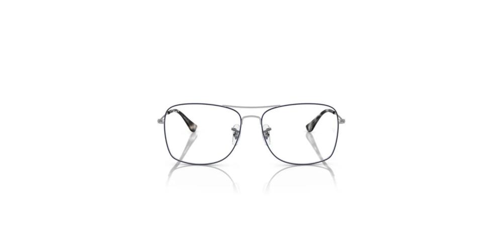 Ray-Ban RX 6498 unisex Silver Squared Eyeglasses – Otticanet USA