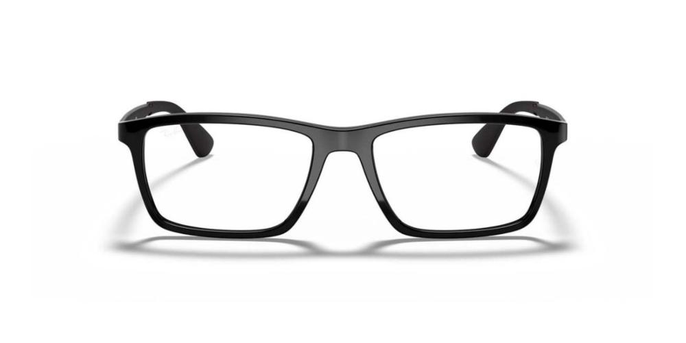 Ray-Ban RX 7056 unisex Black Geometric Eyeglasses – Otticanet USA
