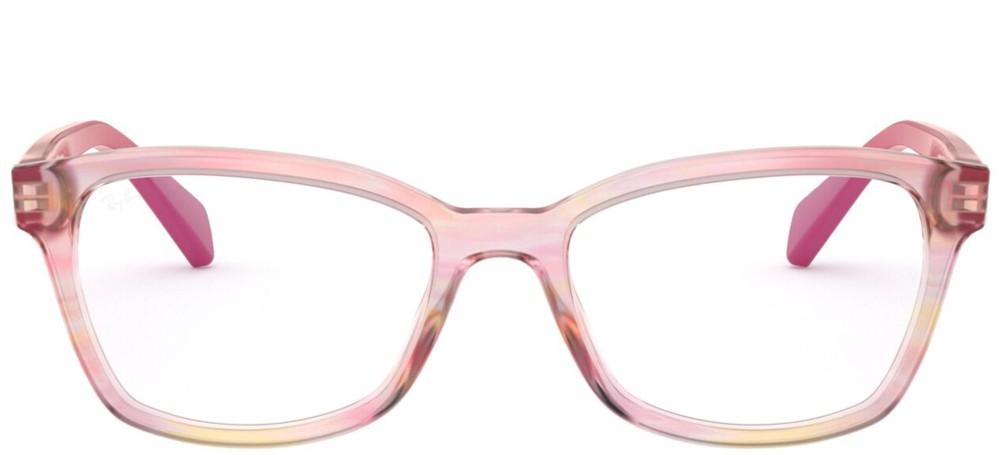 Ray-Ban RY 1591 JUNIOR children Pink Geometric Eyeglasses – Otticanet USA