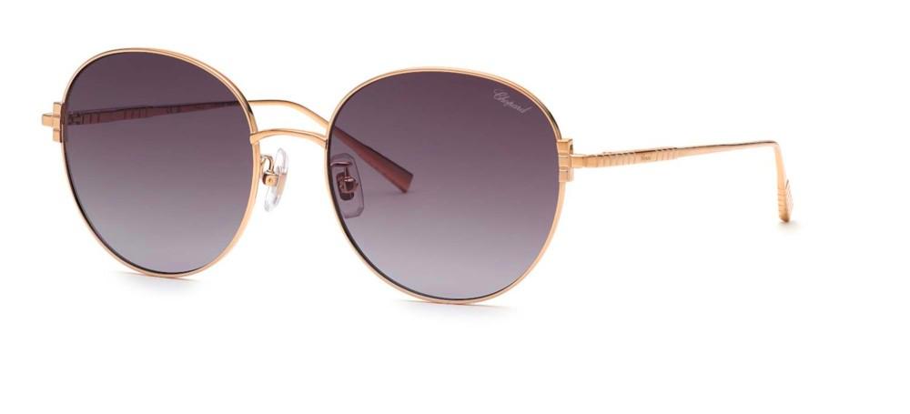 Chopard Schl03m Unisex Rose Gold Round Sunglasses – Otticanet USA