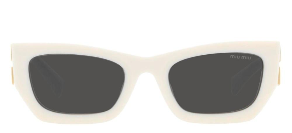 Miu Miu SMU 09WS women White Geometric Sunglasses – Otticanet USA