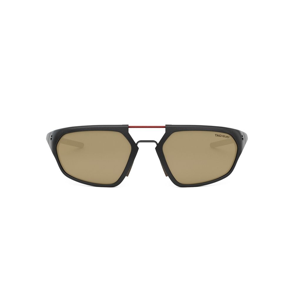 TAG HEUER Line TH40003U unisex Black Geometric Sunglasses – Otticanet USA