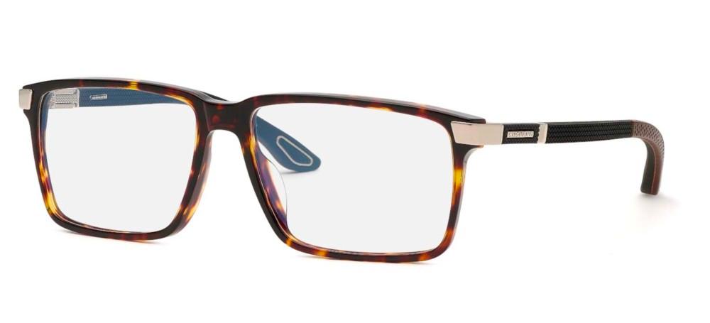 Chopard Vch358v Unisex Havana Geometric Eyeglasses – Otticanet