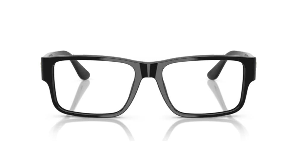 Versace VE 3342 men Black Squared Eyeglasses – Otticanet USA